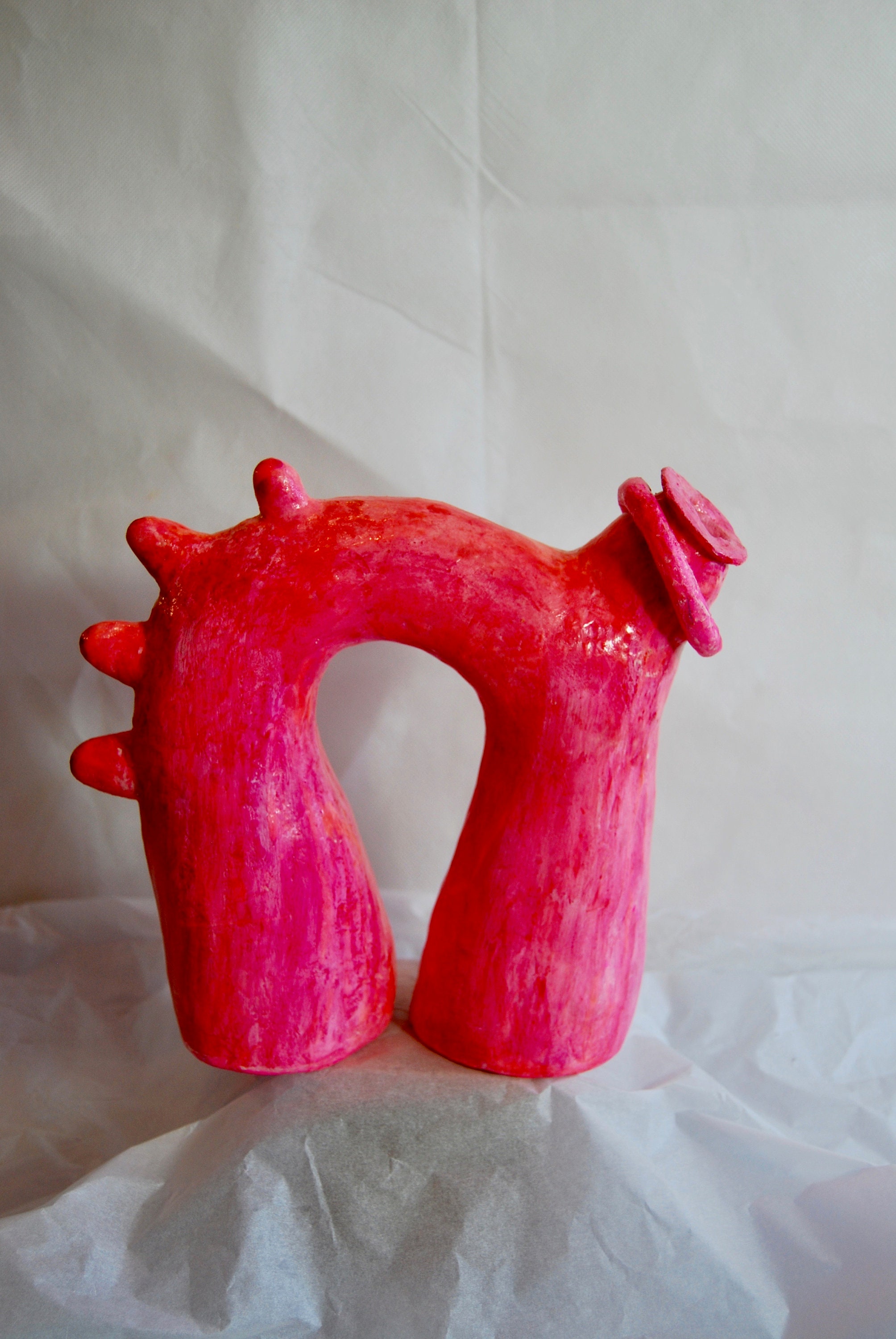 Biomorphic Pink Vessel Table Top Vase-trendsetting - Etsy