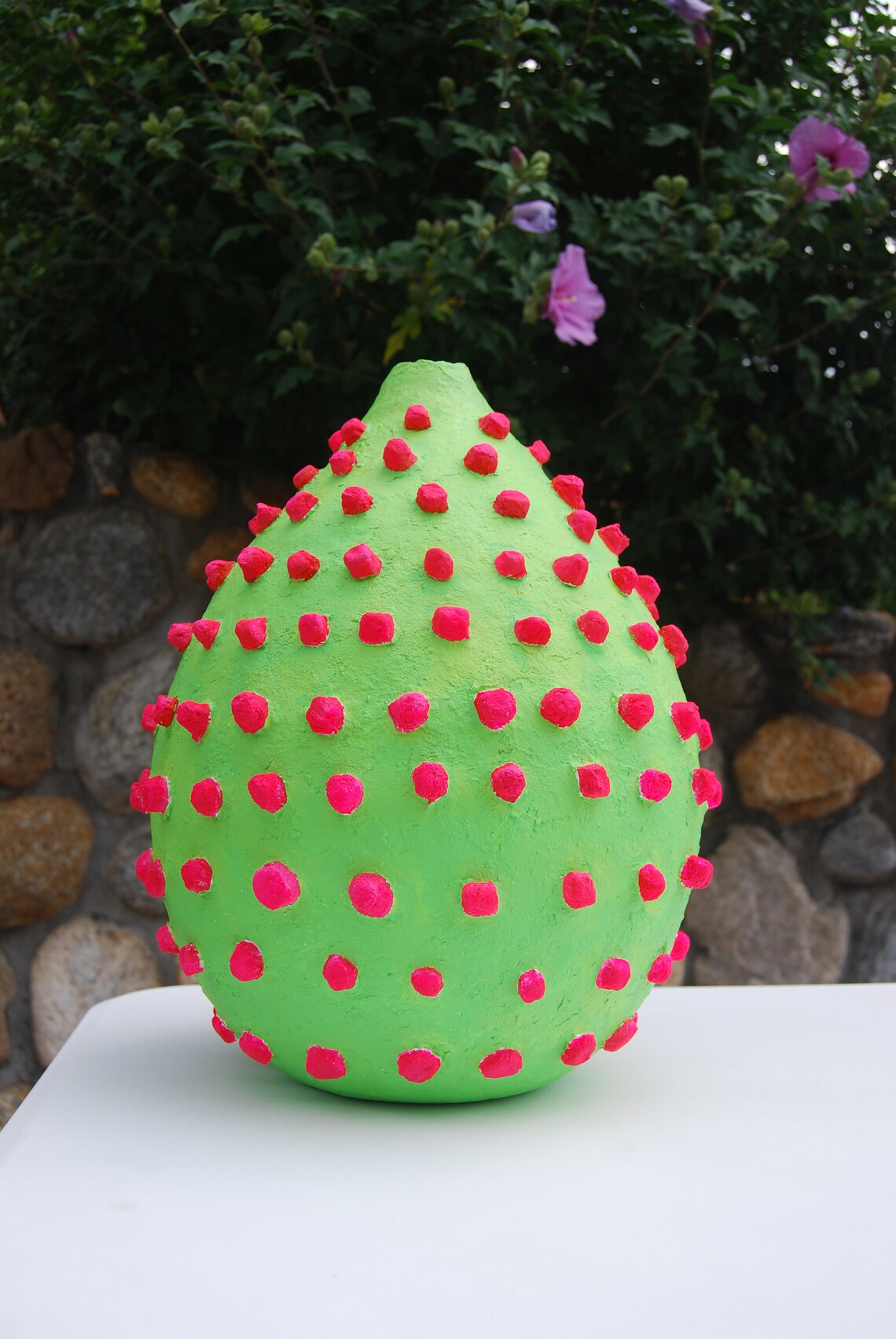 Paper Mache Large Vase- Bohemian Vessel- One of A Kind! - Etsy
