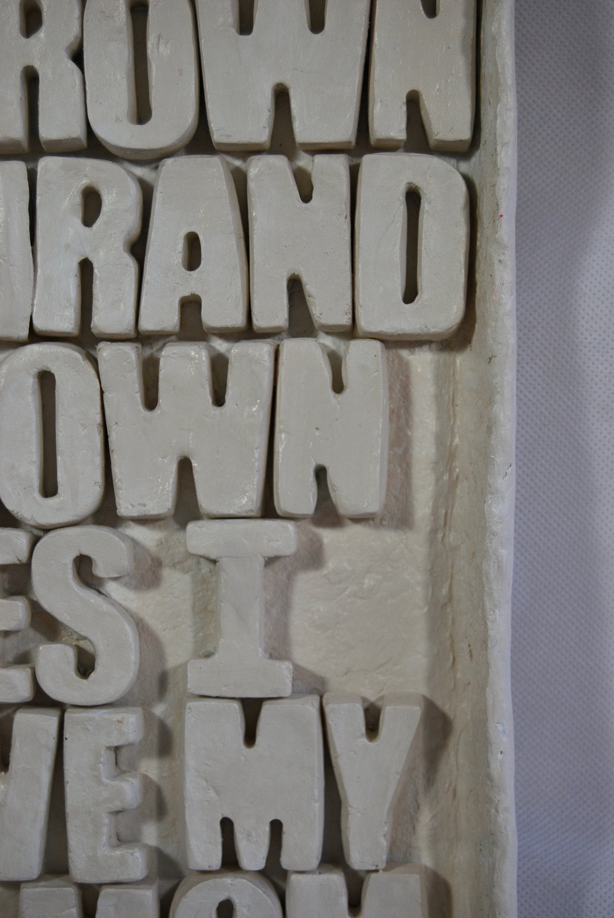 Hand Sculpted 3-D Word Panel Relief Art Inspiration Child - Etsy