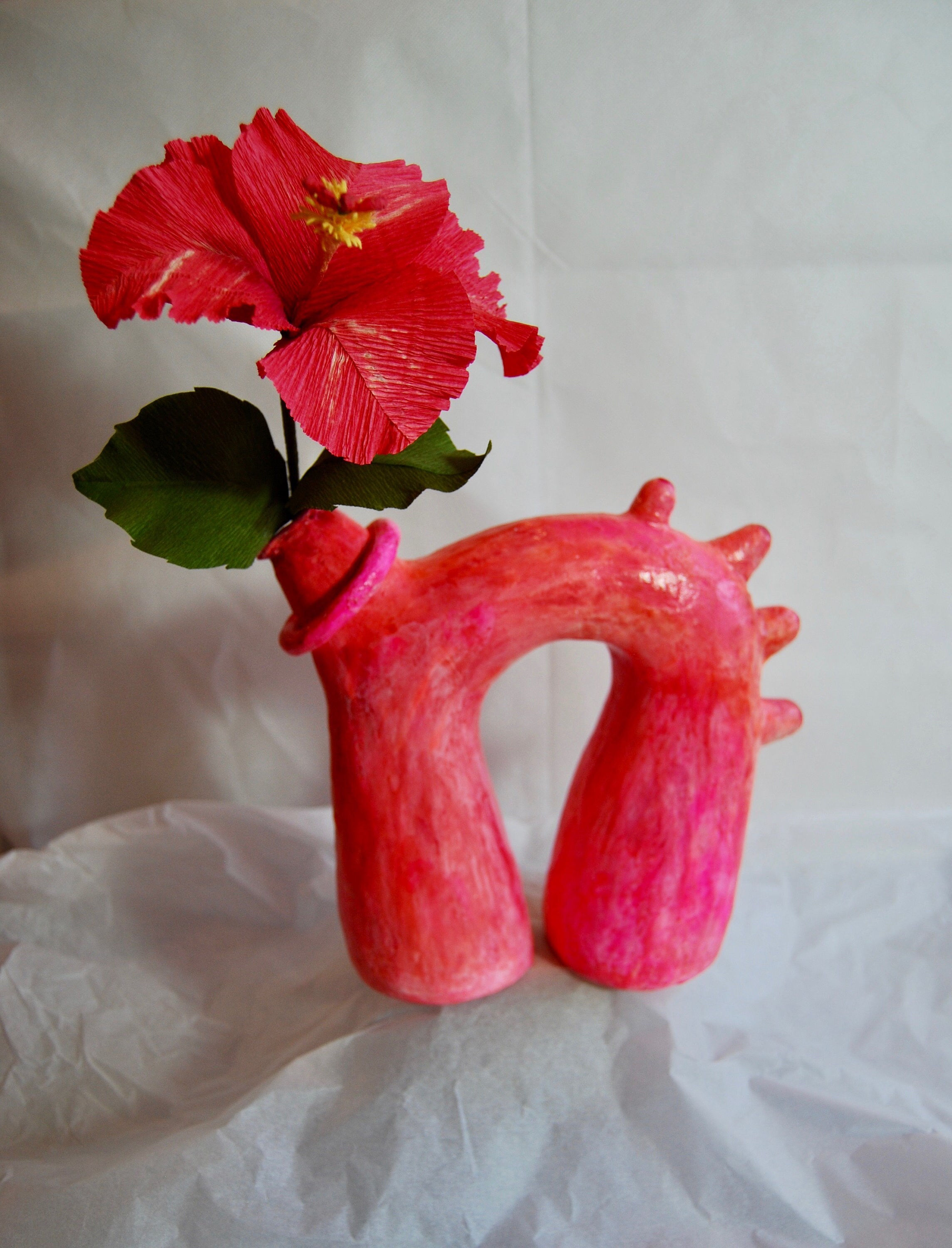 Biomorphic Pink Vessel Table Top Vase-trendsetting - Etsy