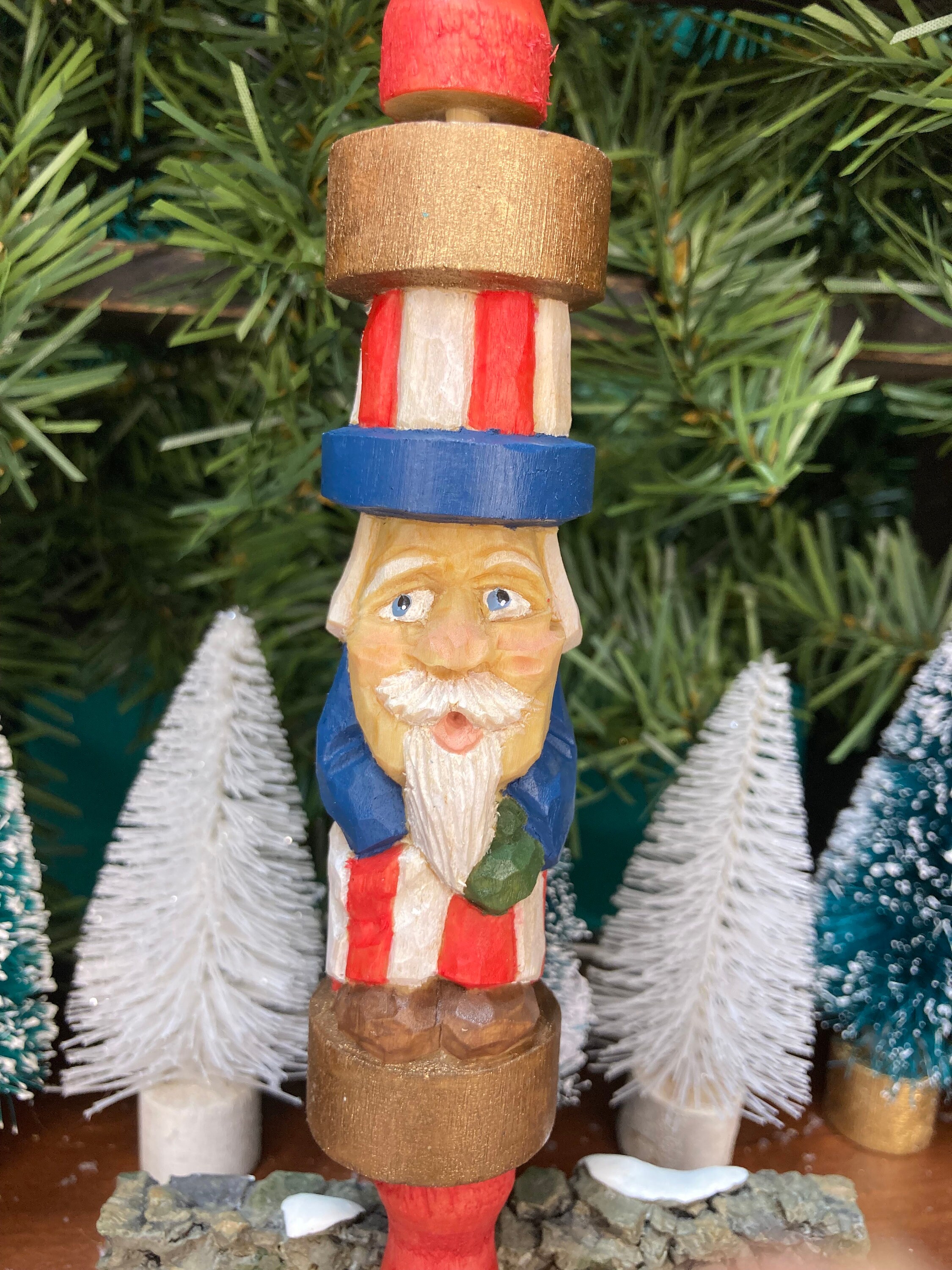 Full Body of Uncle Sam Hand Carved Into A Craft Rolling Pin - Etsy
