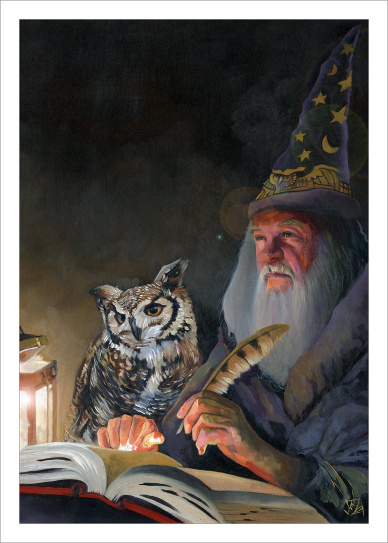 Ghostwriter 5 X 7 Fantasy Art Note Card Set 4 Cards Included - Etsy