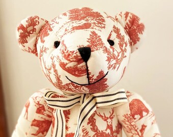 Preppy Teddy Bear - Etsy