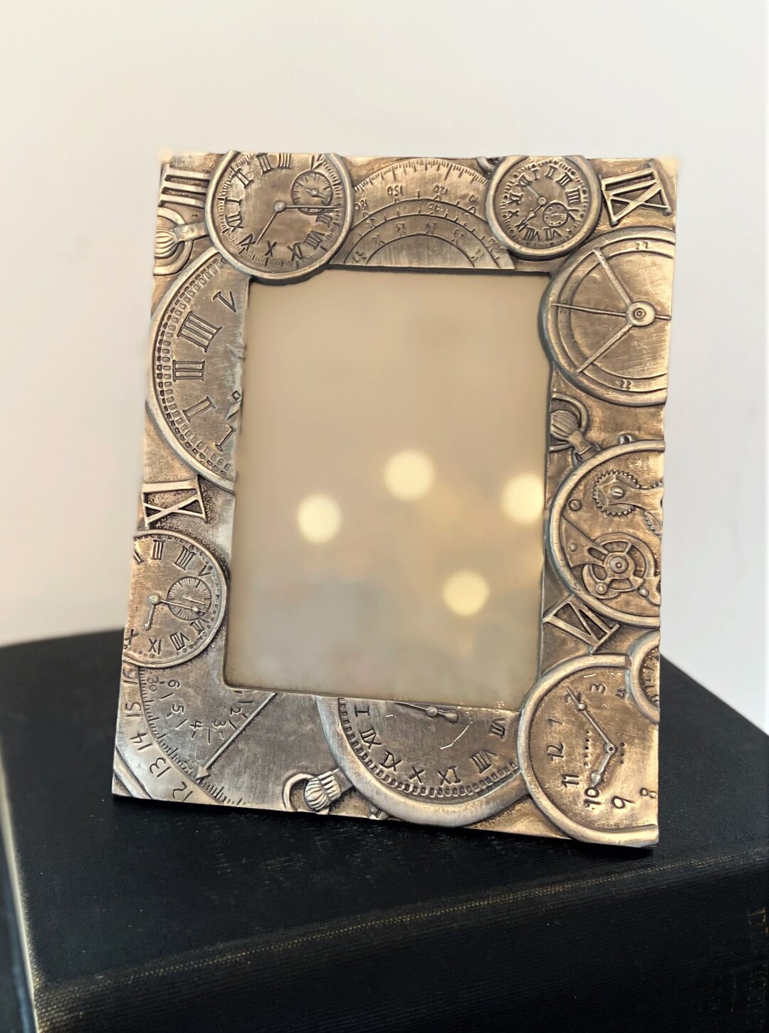 Heavy Pewter Clocks Frame Clock Decor Frame Timepiece Frame - Etsy