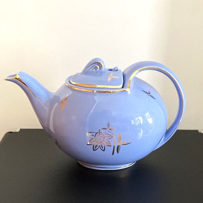 Blue Teapot - Etsy