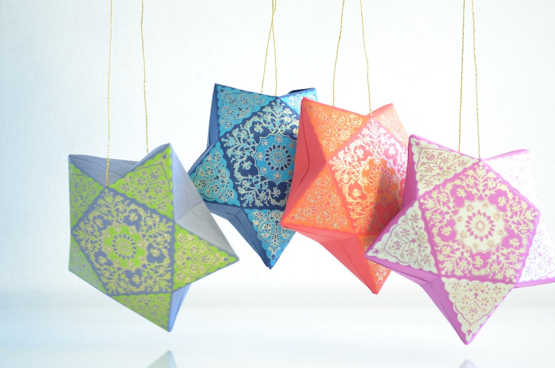 Hanging Star Box, Holiday Ornaments, Star Gift Box, Holiday Decoration ...