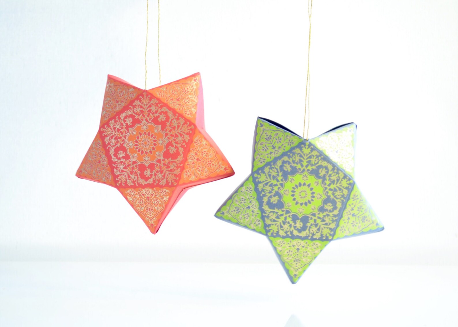 Hanging Star Box, Holiday Ornaments, Star Gift Box, Holiday Decoration ...