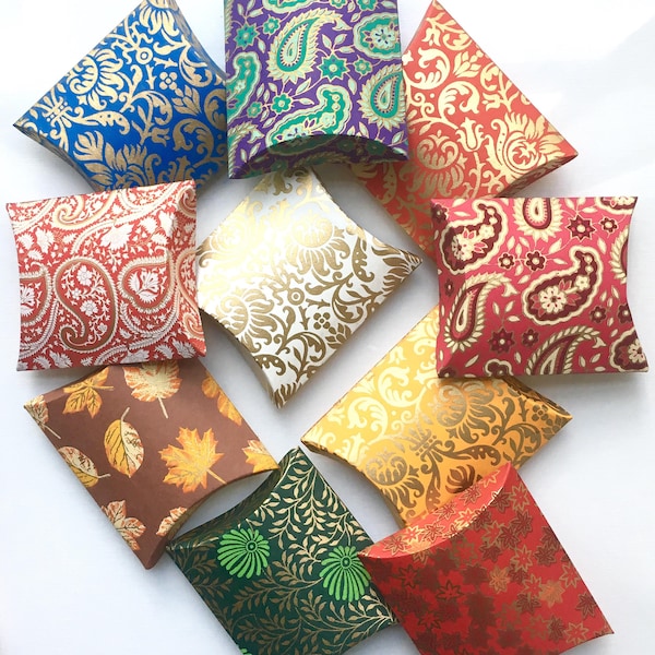 Paper Pillow Boxes - Etsy