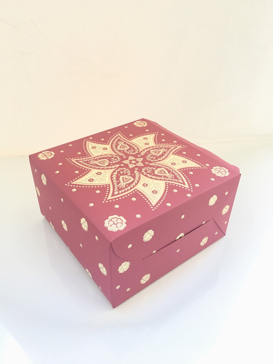 Large Cake Box Wedding Favor Box Indian Wedding Box Cupcake - Etsy