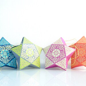 Hanging Star Box, Holiday Ornaments, Star Gift Box, Holiday Decoration ...
