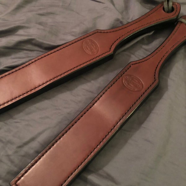 Heavy Leather Paddle - Etsy