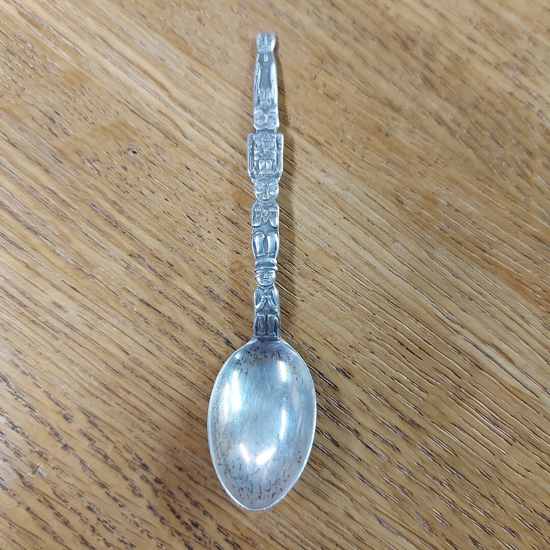 Vintage 1920s-1950s Alaska, Indian, Totem Pole, Sterling Silver ...