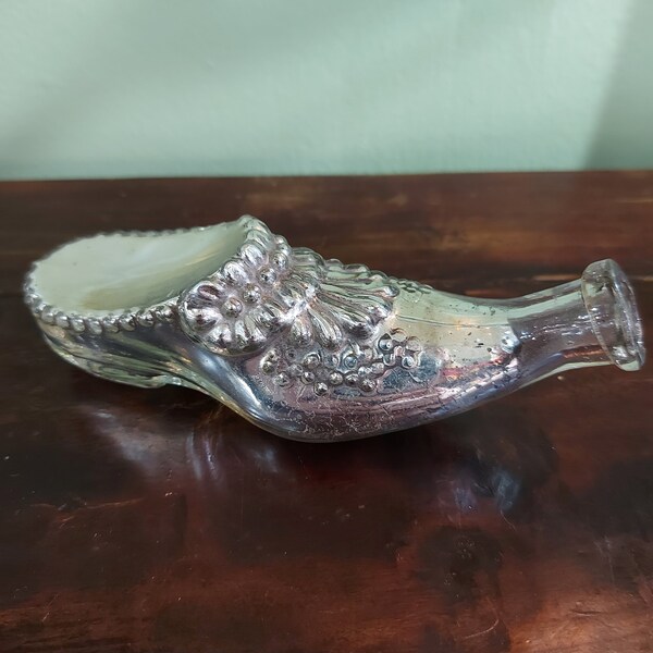 Antique Glass Slipper - Etsy