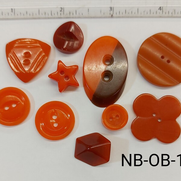 Orange Bakelite - Etsy