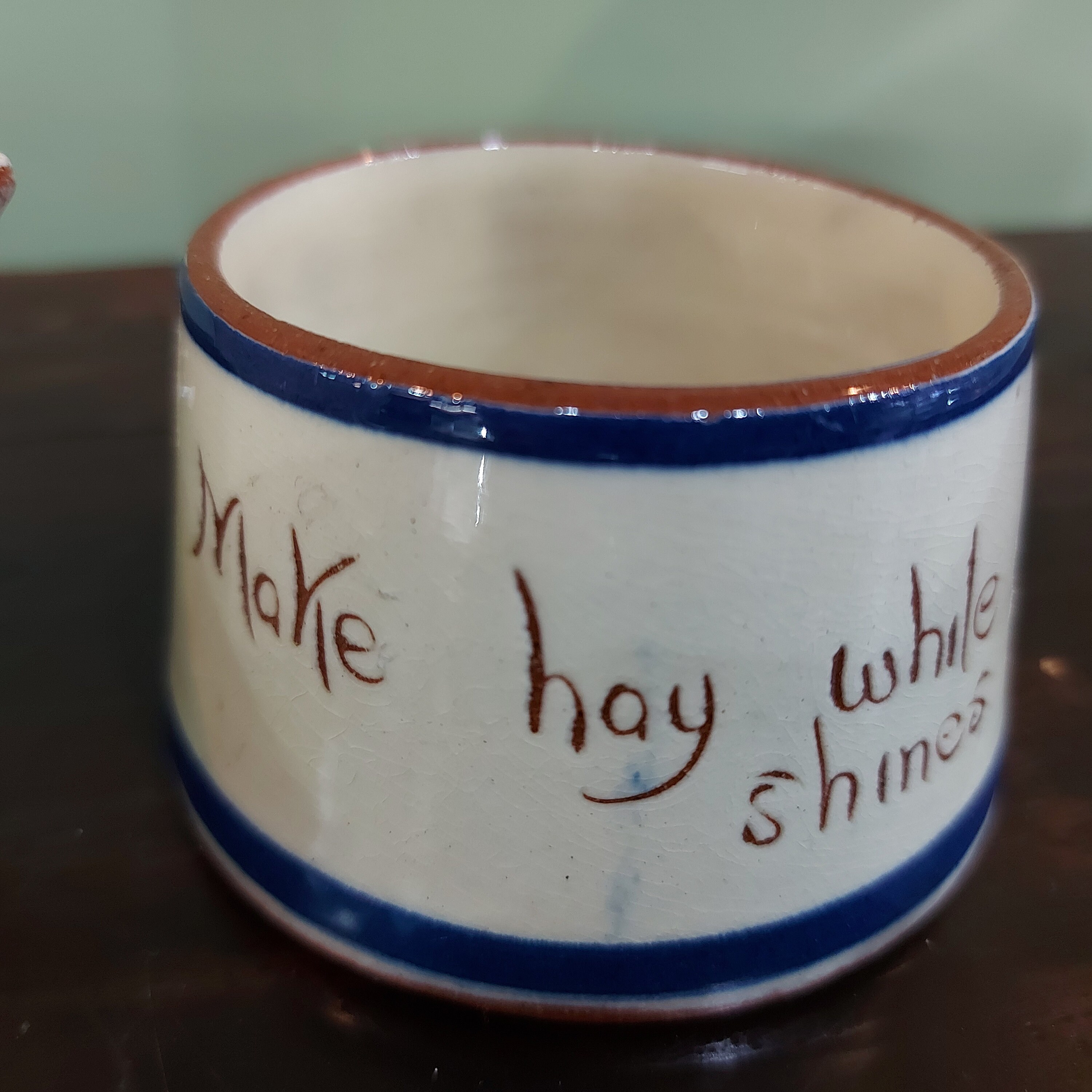 Vintage, 1930s, Torquay Pottery, Motto Ware, Creamer and Sugar Bowl Set ...