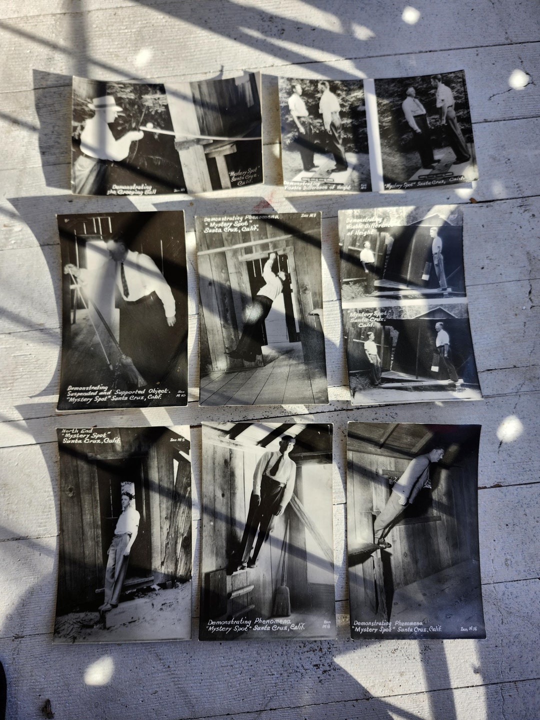 Vintage Mystery Postcards, C.1940s Santa Cruz, Set of 8 - Etsy