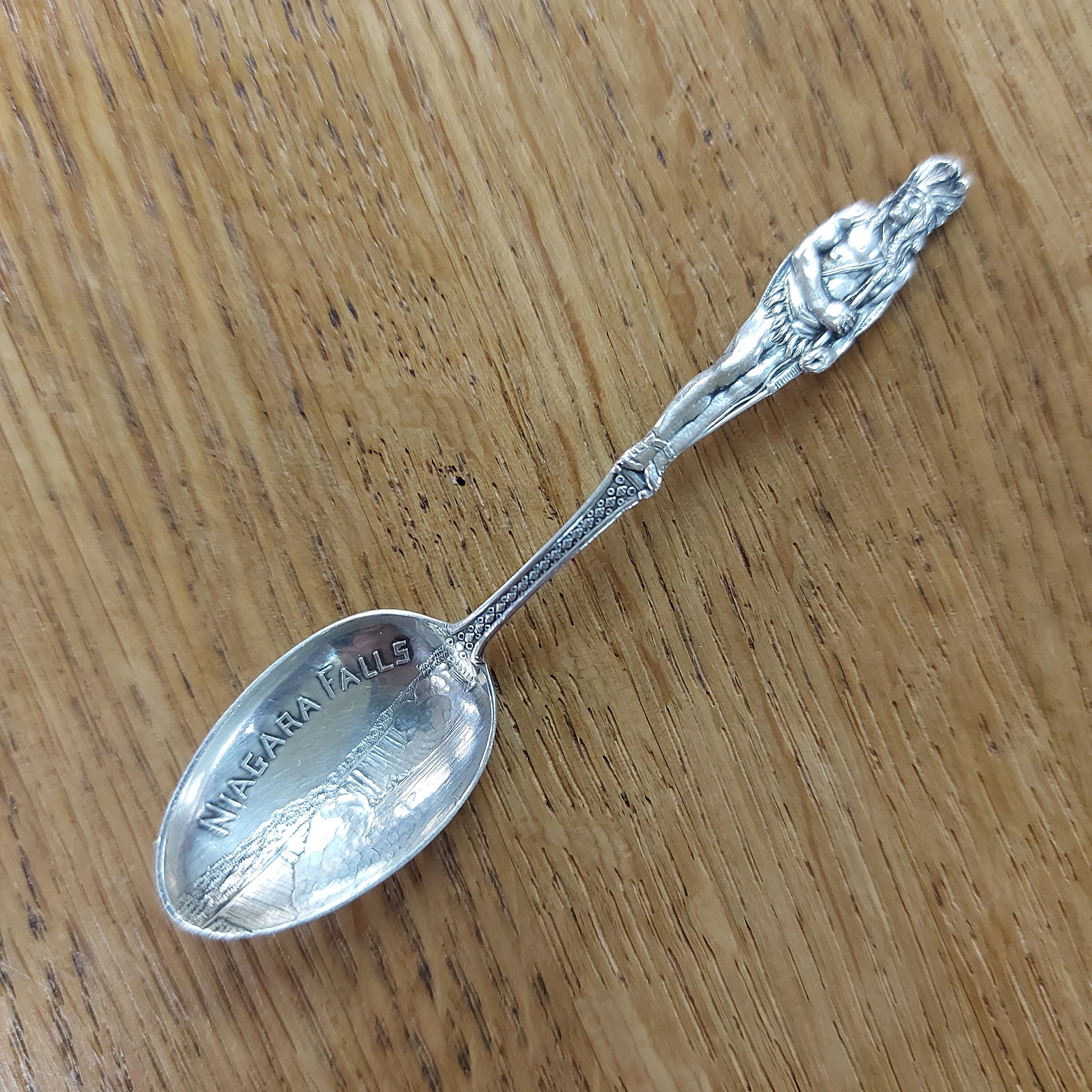 Antique 1900s, Native American, Indian Chief, Full Figure, Niagara ...