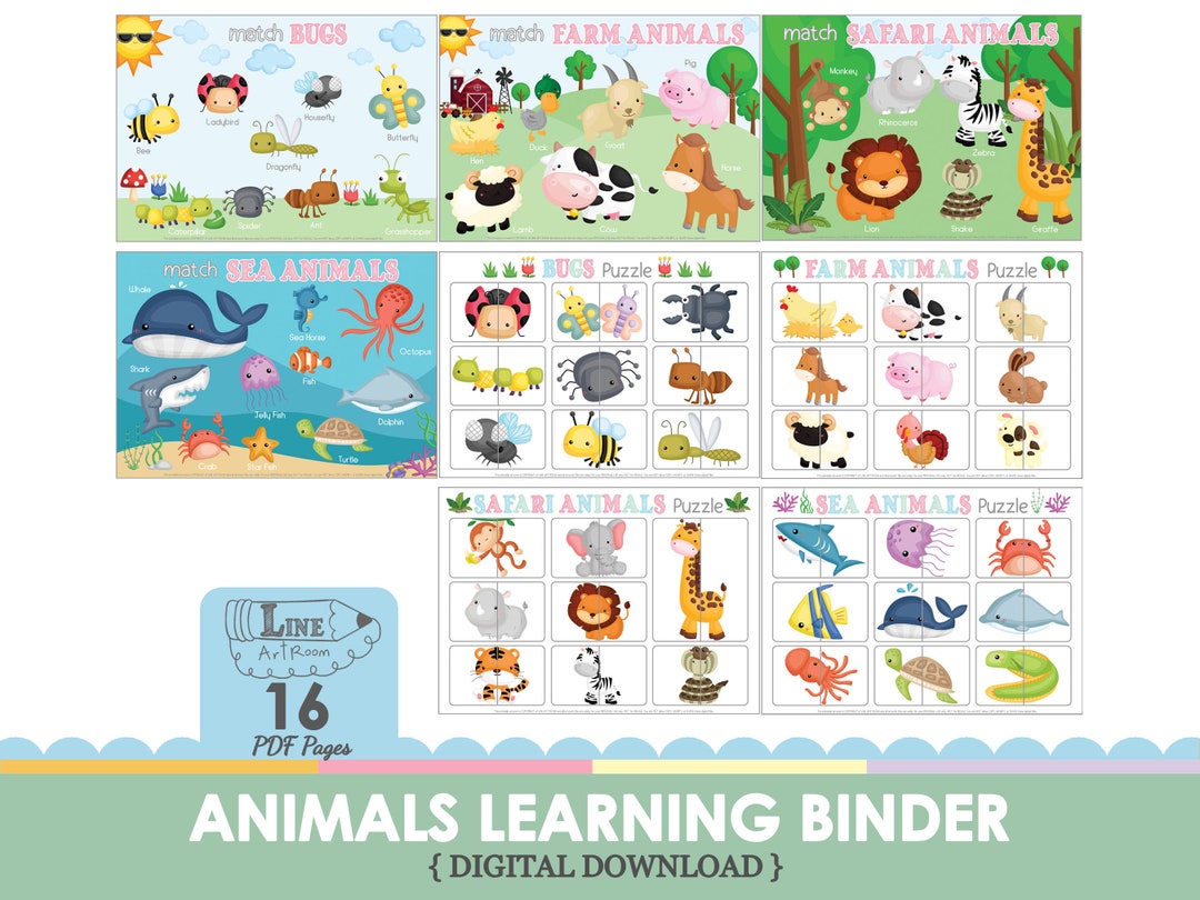 Animals Habitat Learning Binder Printable. Carnival of the Animals ...