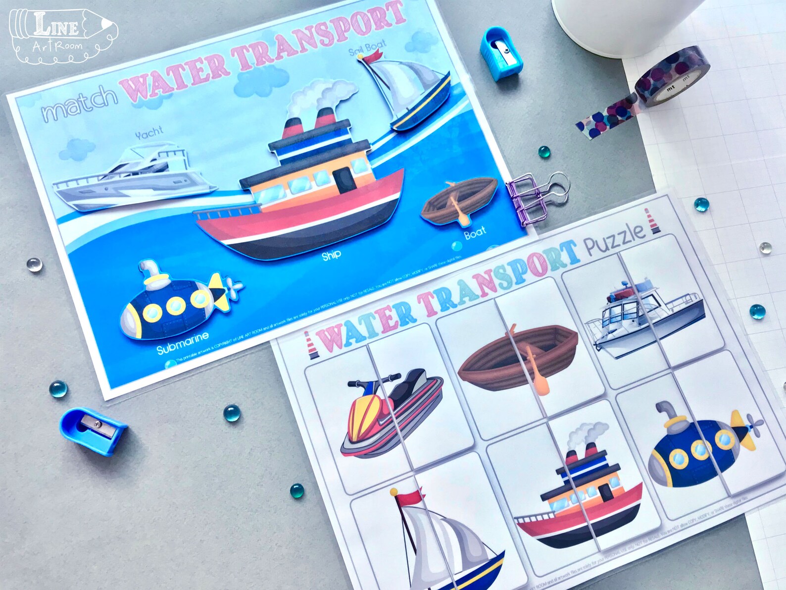 Transportation Learning Binder as Downloadable Toddler Activities ...