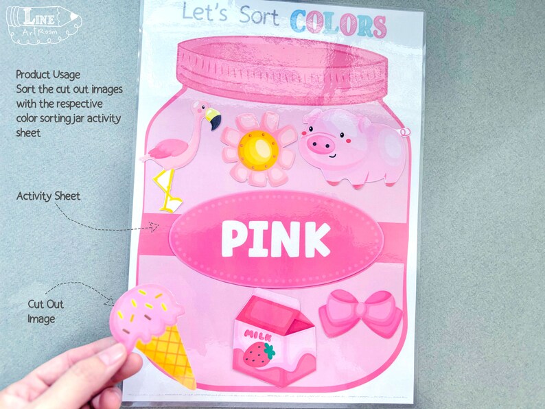 Educational Color Sorting Jar Hands on Activities for Kids, Preschool ...