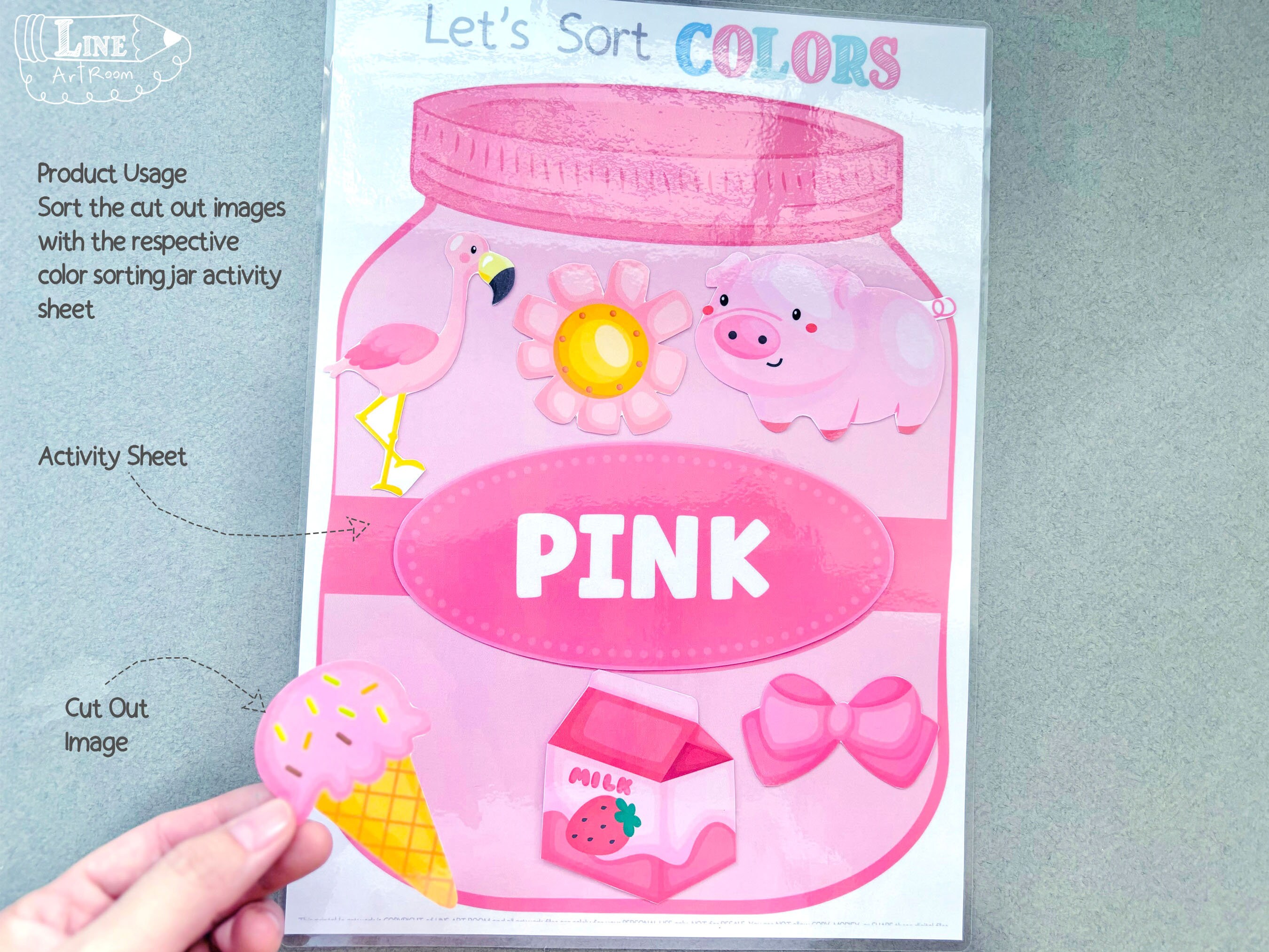 Educational Color Sorting Jar Hands on Activities for Kids, Preschool ...