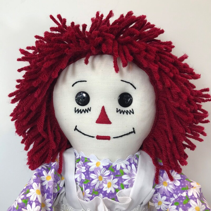 Raggedy Ann Face - Etsy