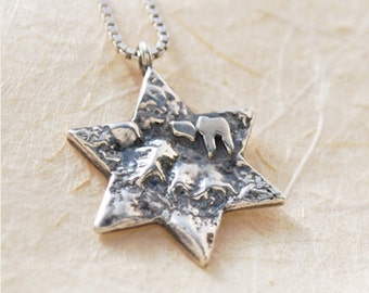 Jewish Star Necklace - Etsy