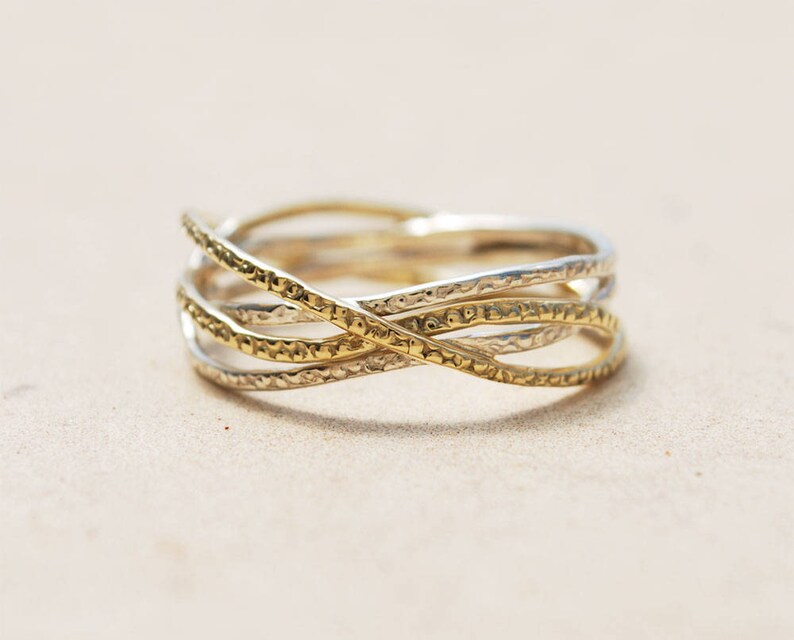 Unique Silver Ring Ring for Women Sterling Silver Dainty - Etsy