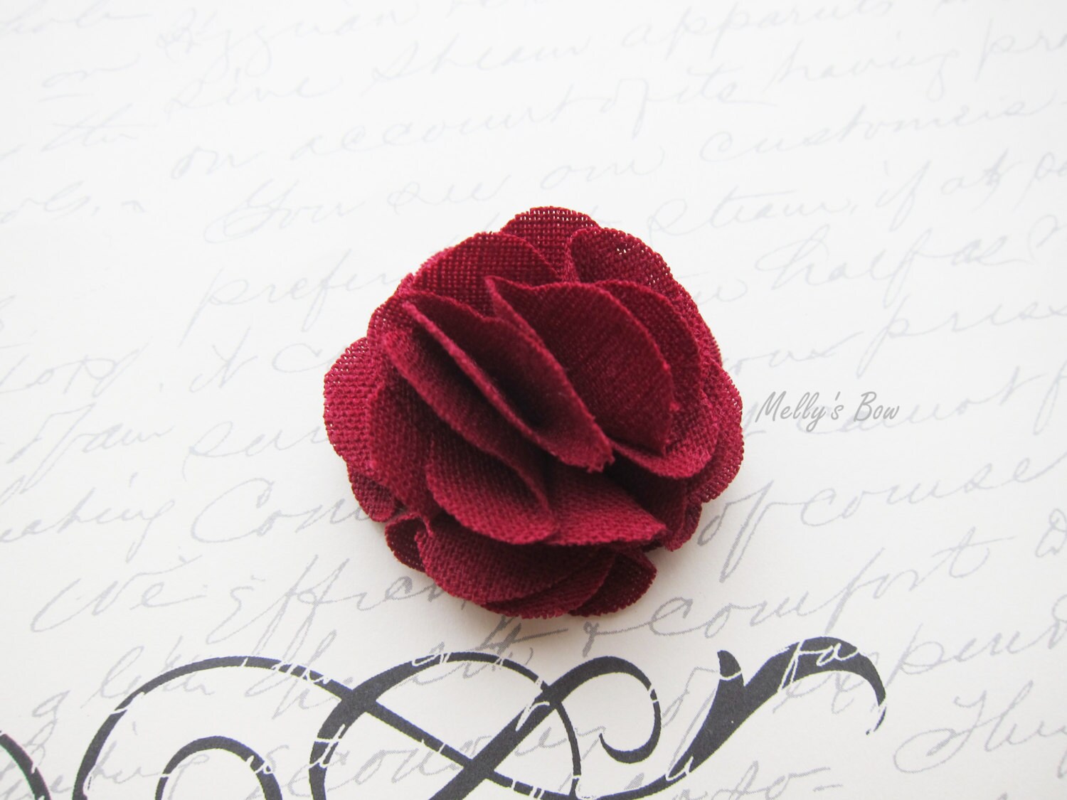 Red Linen Men's Lapel Pin Wedding Boutonniere Tuxedo | Etsy