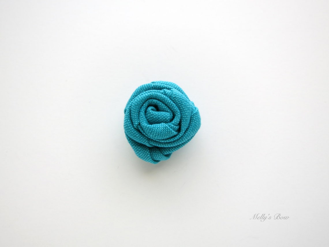 Turquoise Hand Rolled Organic Rosette Lapel Pin Men's - Etsy