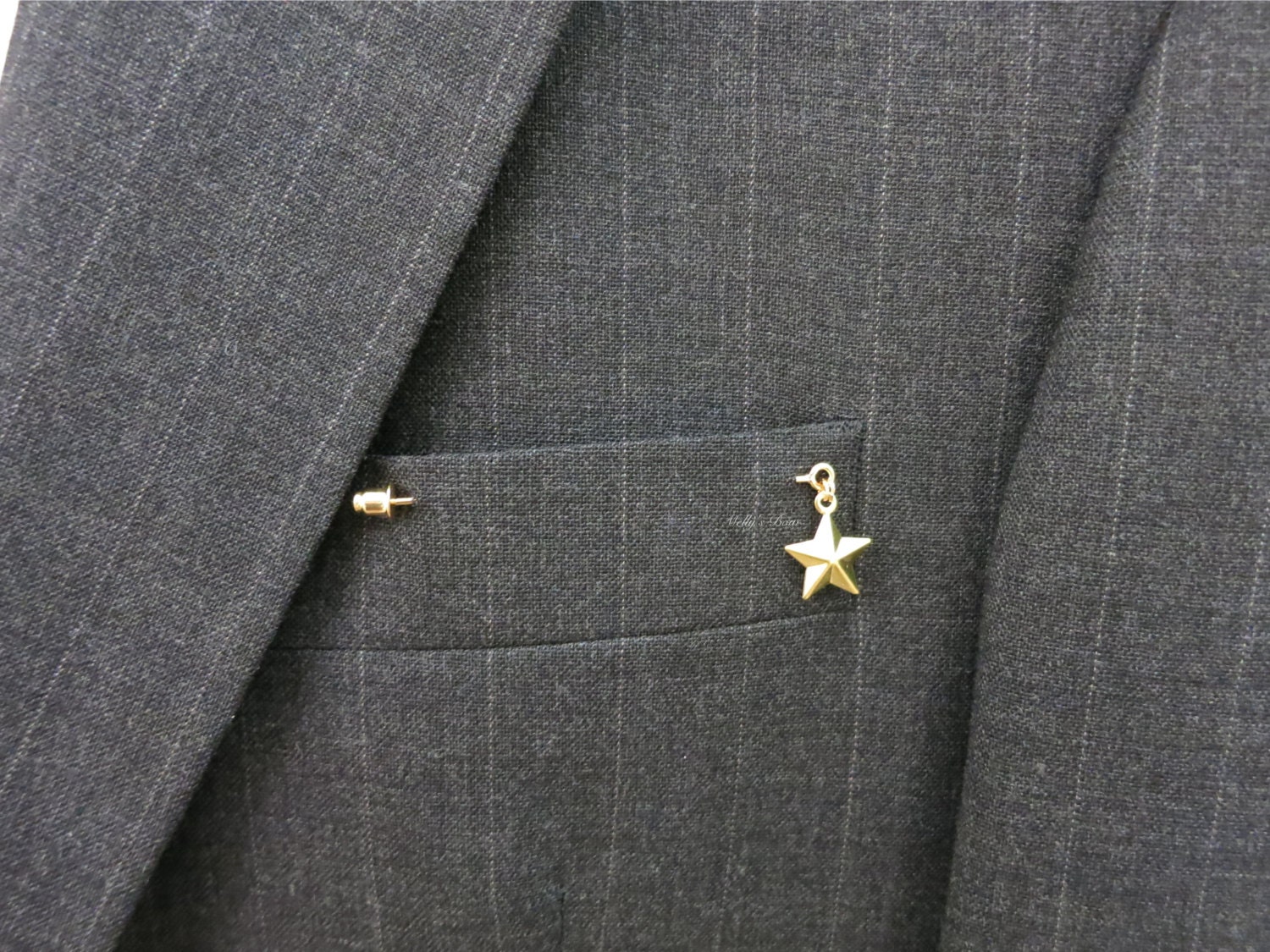Gold Star Suit Pin Grooms Boutonniere Lapel Stick Pin - Etsy