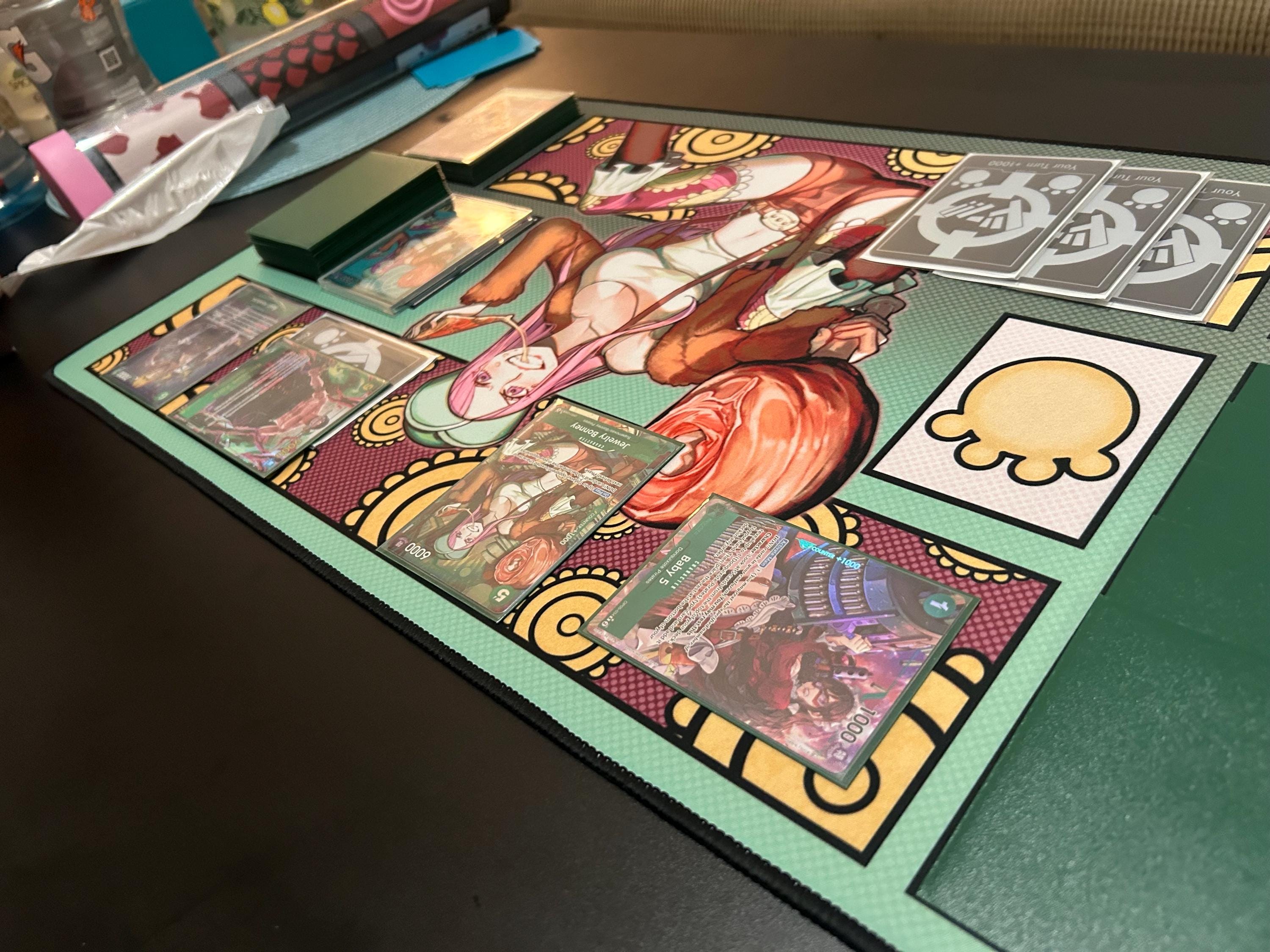 STITCHED EDGES PHYSICAL One Piece Boa Hancock Tcg Playmat - Etsy