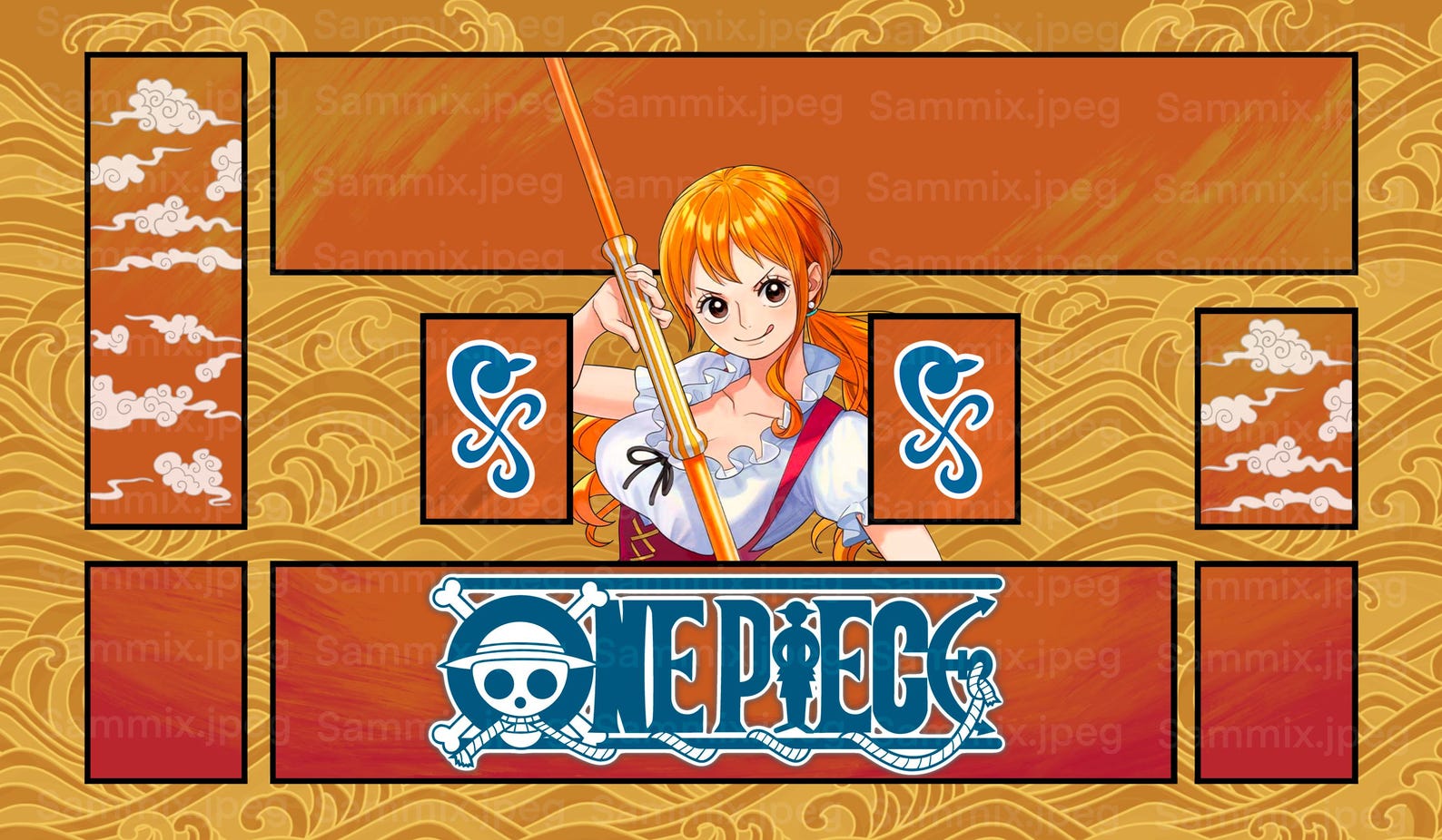 PHYSICAL One Piece Whole Cake Nami Tcg Playmat - Etsy