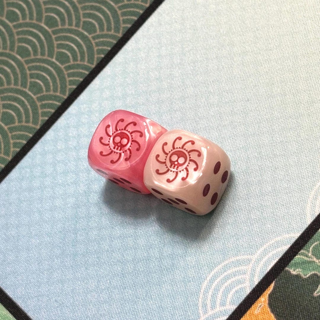 One Piece TCG Pearl Boa Valentine’s Day Set Handmade Dice Pair - Etsy