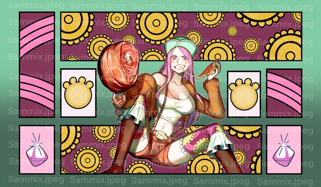 ART FILE ONLY Jewelry Bonney One Piece Tcg Playmat Files - Etsy