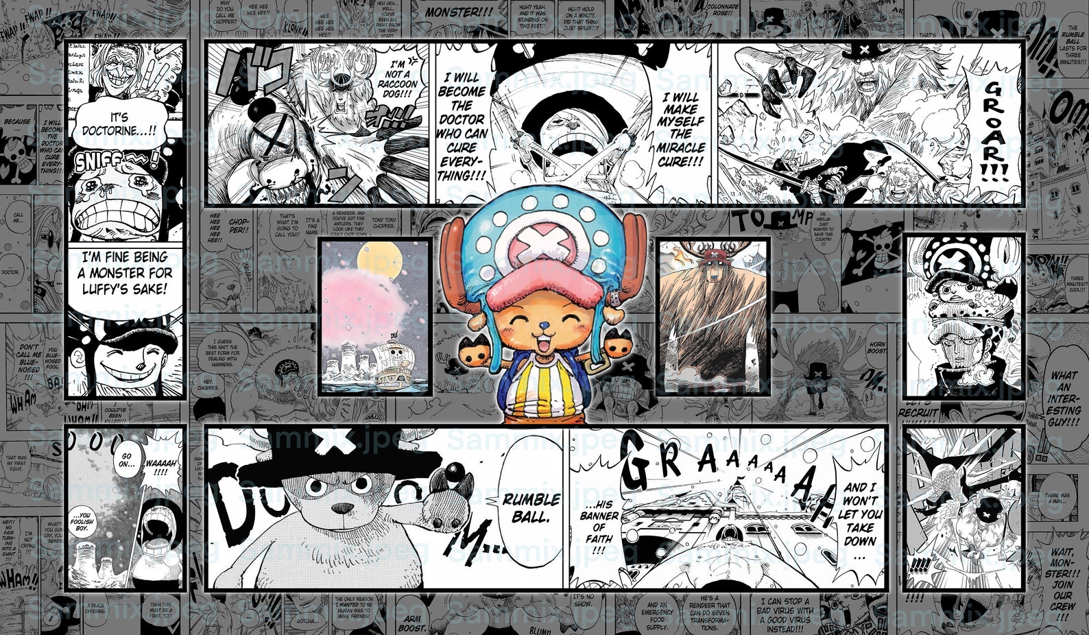 ART FILE ONLY Tony Tony Chopper One Piece Tcg Playmat Files - Etsy
