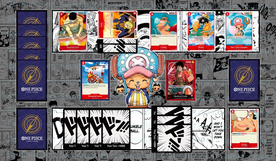 ART FILE ONLY Tony Tony Chopper One Piece Tcg Playmat Files - Etsy