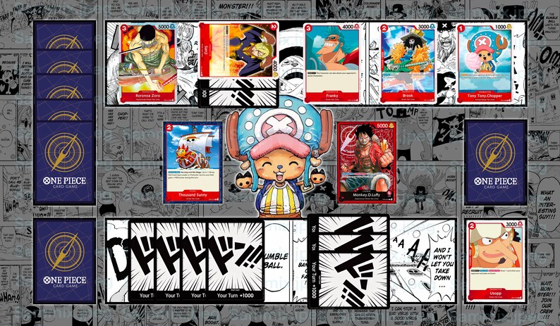 ART FILE ONLY Tony Tony Chopper One Piece Tcg Playmat Files - Etsy