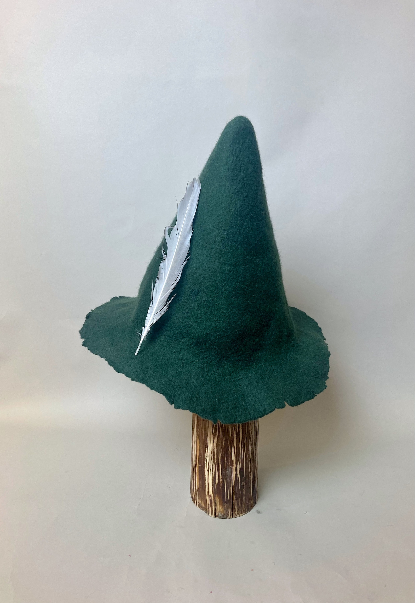 Forest Green Druid Hat | Snufkin Hat | Tom Bombadil's Hat| Merino Wool ...