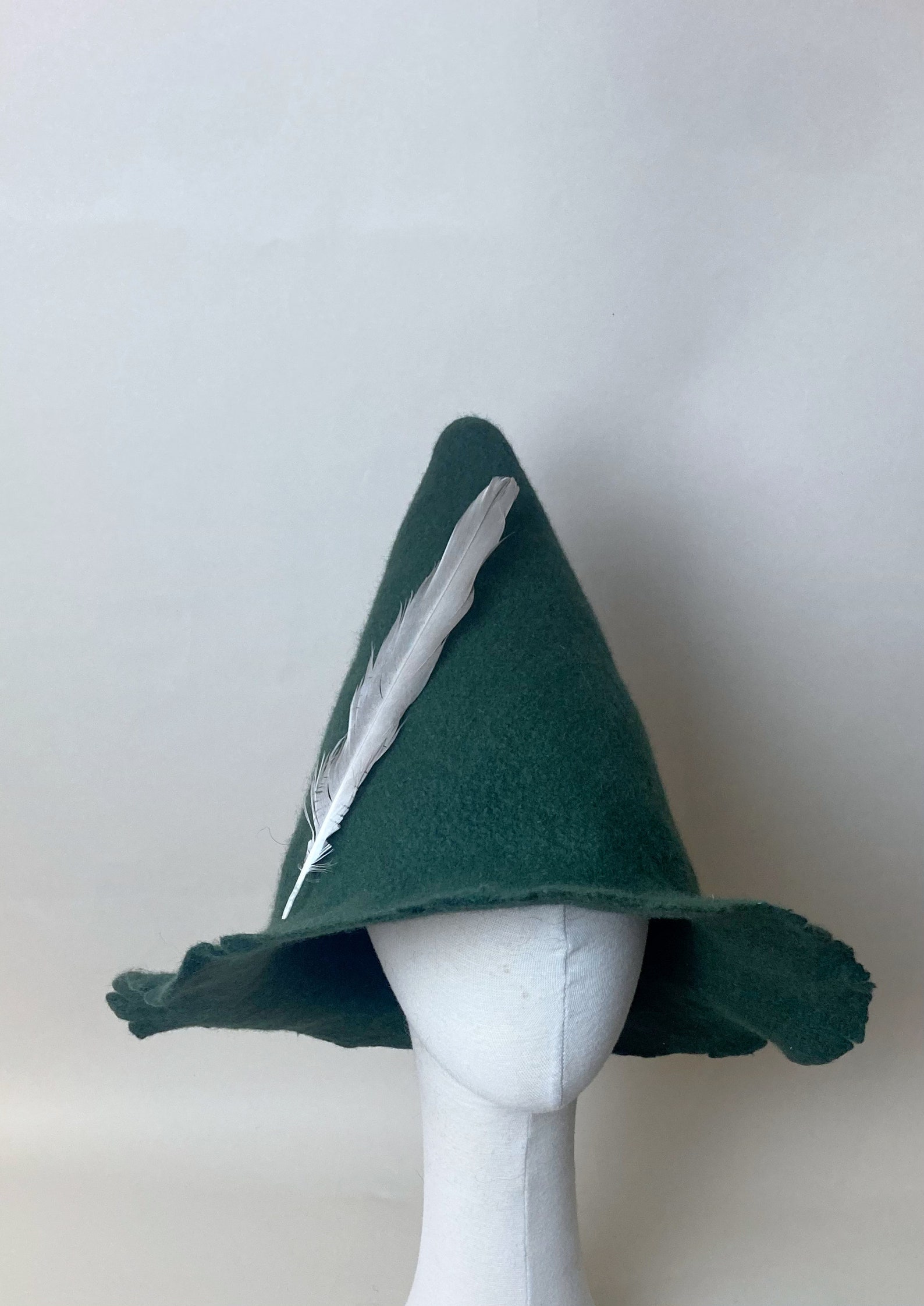 Forest Green Druid Hat | Snufkin Hat | Tom Bombadil's Hat | Snufkin ...