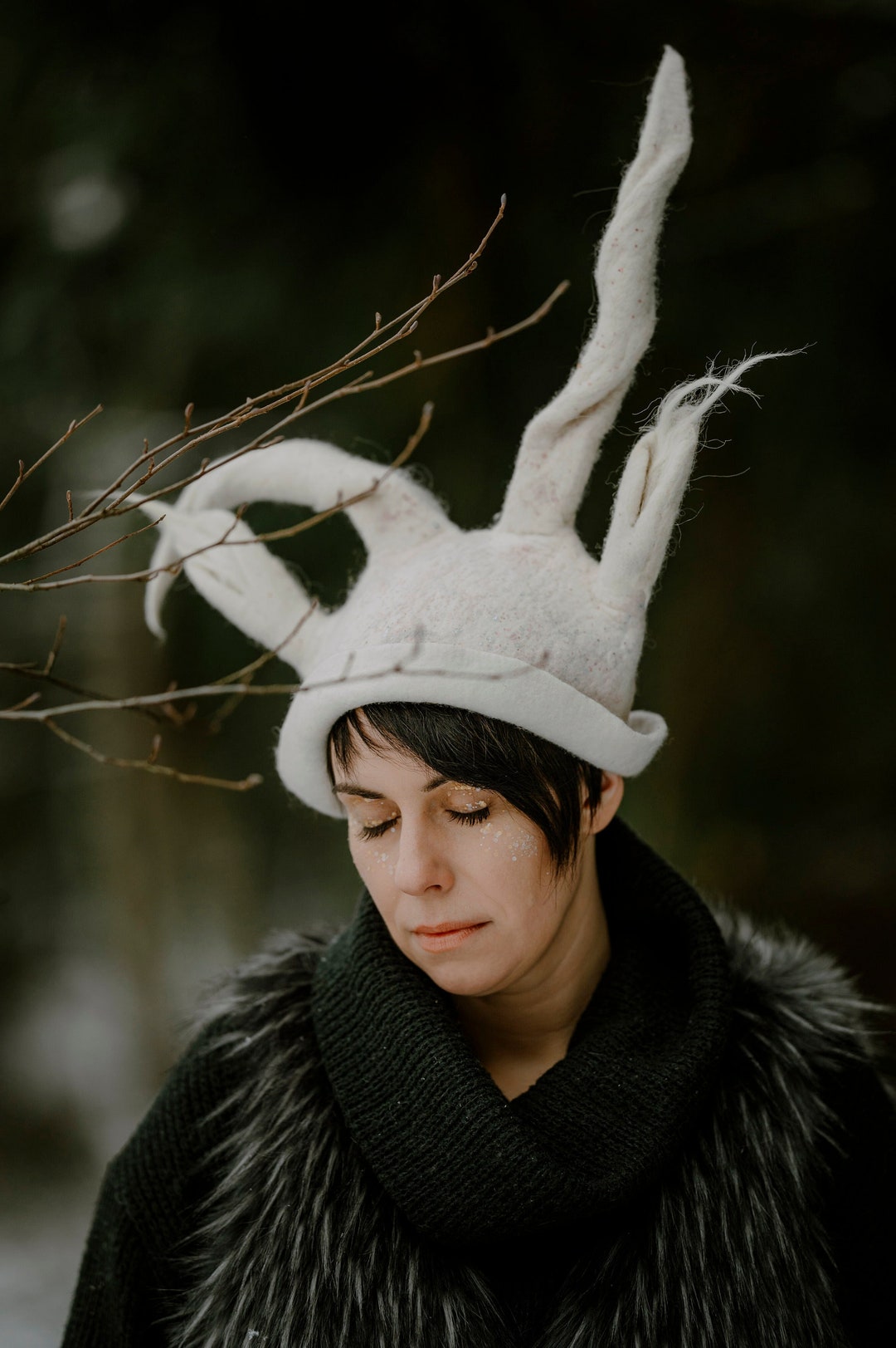 Rabbit Hat | Cosplay Rabbit Hat | Bunny Hat | Rabbit Ears Hat| Crazy ...