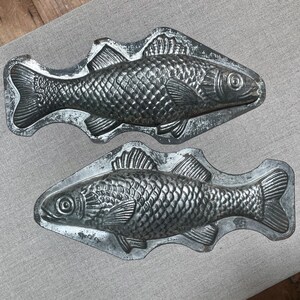 Antique French Fish Chocolate Mold Early 20thc Collectible (letang ...