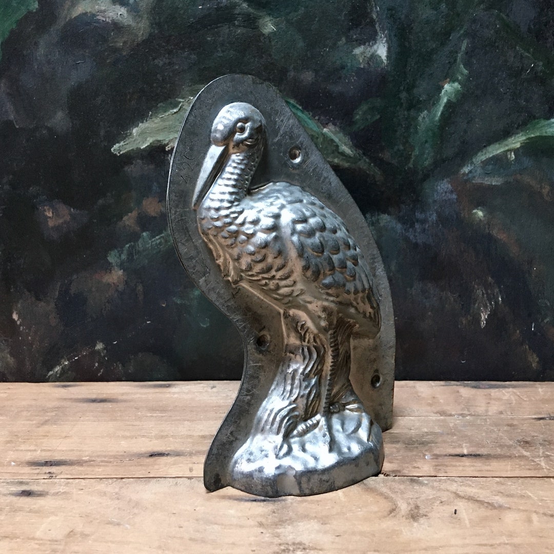 Rare Antique Letang Fils Paris Stork Chocolate Mold Early 20thc ...