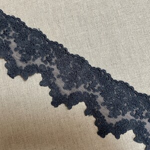 Vintage French Lace Rococo Details Flowers Shells 140cm Length Slate ...