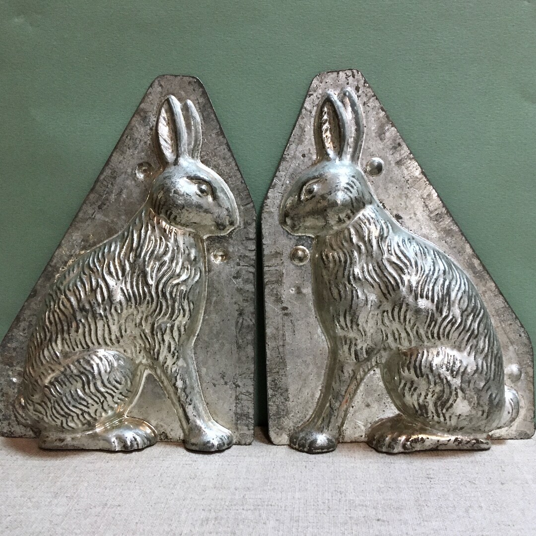 Vintage French Hare 20cm Chocolate Mold, 1930s French Chocolatier ...