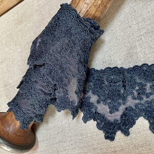 Vintage French Lace Rococo Details Flowers Shells 140cm Length Slate ...