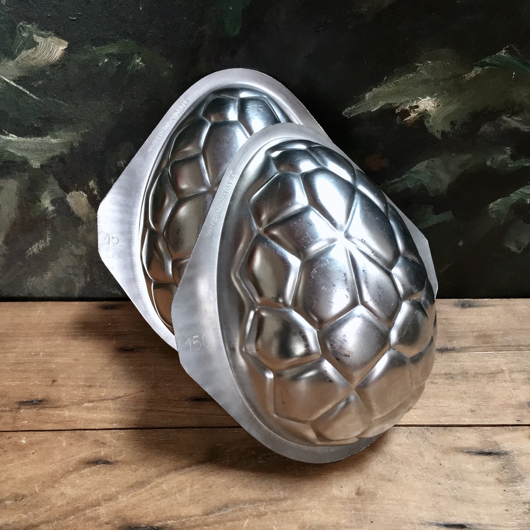 Vintage Matfer France Xlarge Easter Egg Chocolate Mold, Stainless Steel ...
