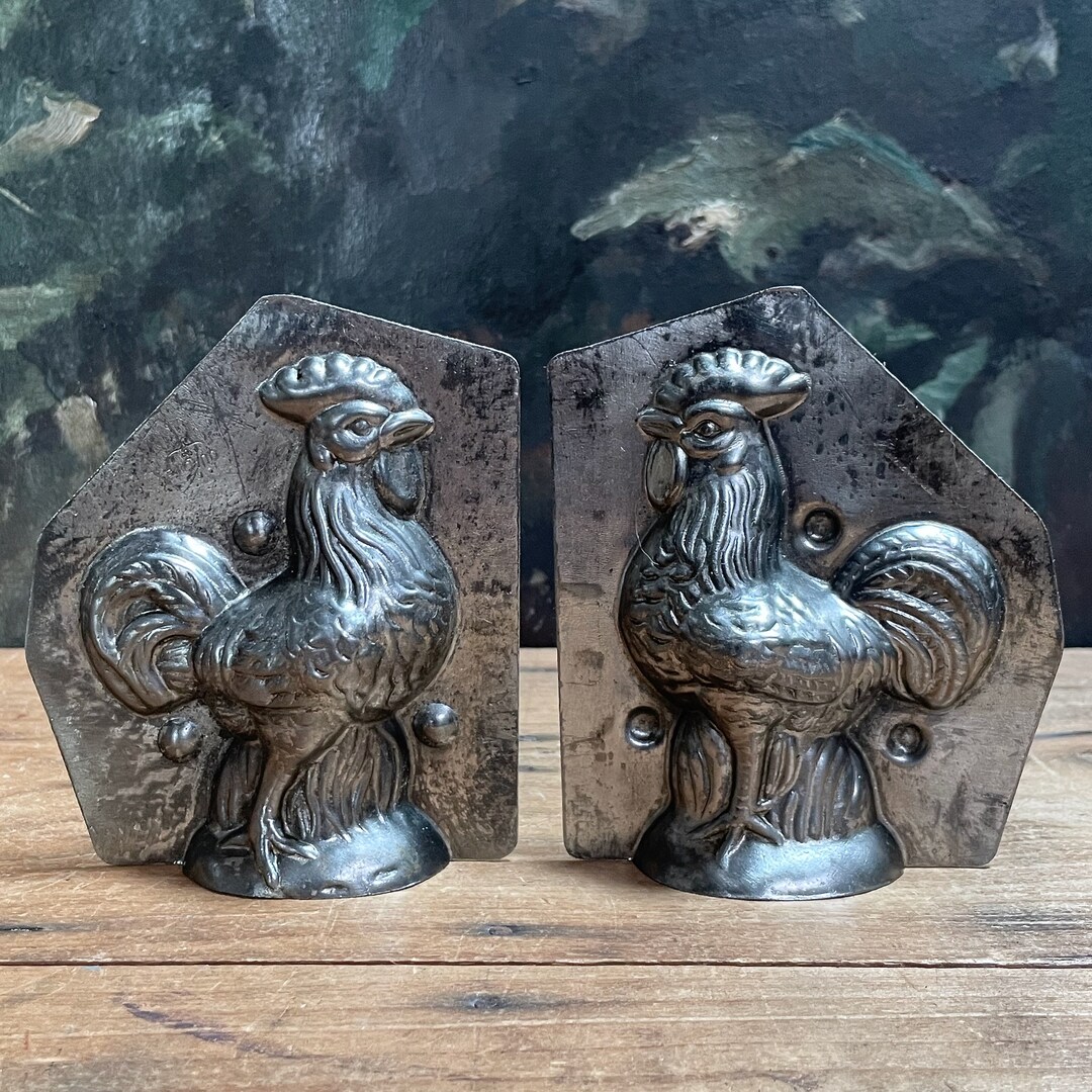Antique Matfer France Rooster Chocolate Mold Early 20thc Chocolate ...