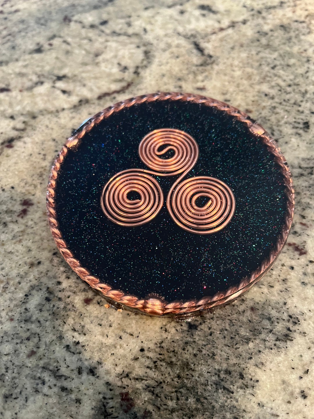Orgone ASG Super Charging Disc With Energetic Copper Tensor Ring ...