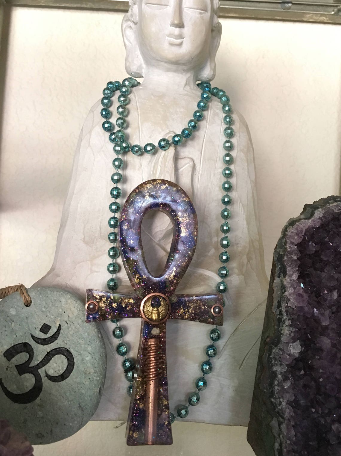 Orgone Holographic Ankh With Lapis Lazuli Shungite - Etsy